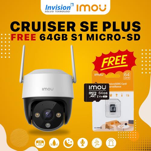 Jual Imou Cruiser SE+ 5MP 3K WiFi Outdoor IP Camera PT Deteksi Manusia ...