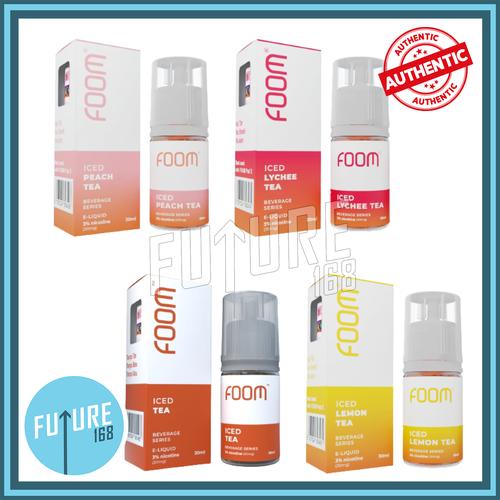 Jual FOOM Liquid Teh Series 30ml 30mg Ice Tea, Lemon Tea, Peach Tea ...