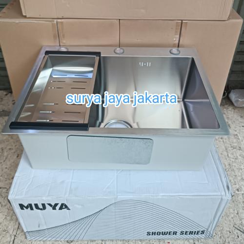 Jual Kitchen sink muya 6045 S / Bak cucian piring 60 cm x 45 cm sink ...