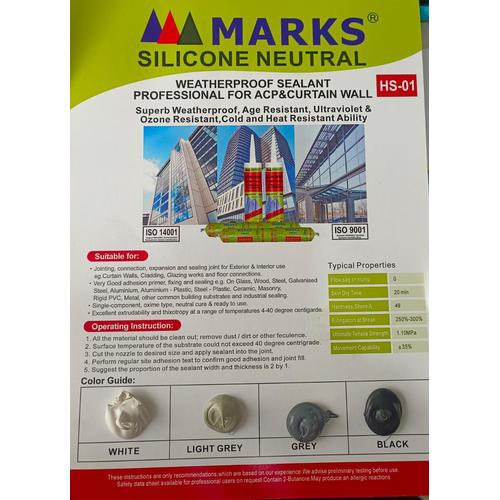 Jual Silicon Sealant / Silent Sausage MARKS 620 ml - Black - Kab ...