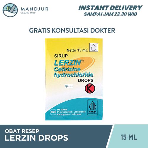 Jual Lerzin Drops 15 ml / Cetirizine / Obat Alergi - Jakarta Pusat ...