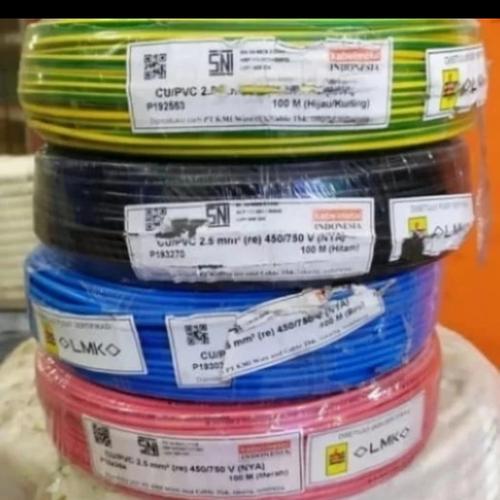 Jual Kabel NYA 1X2,5mm NYA 2,5mm KABELMETAL @100M - Kuning Hijau ...