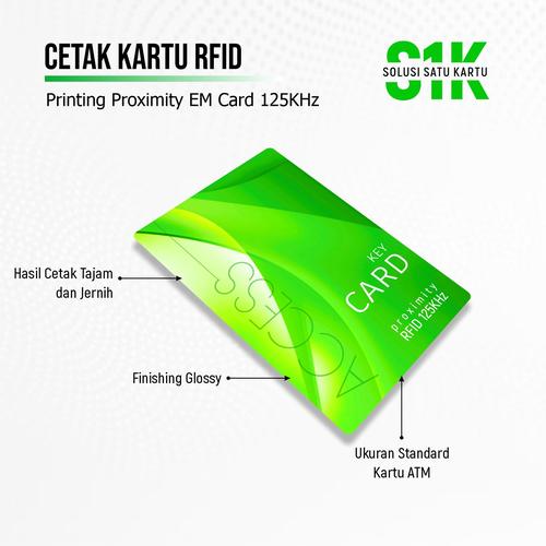 Jual RFID Printing Cetak Kartu EM 125KHz PVC ID Card Access Oven Press ...