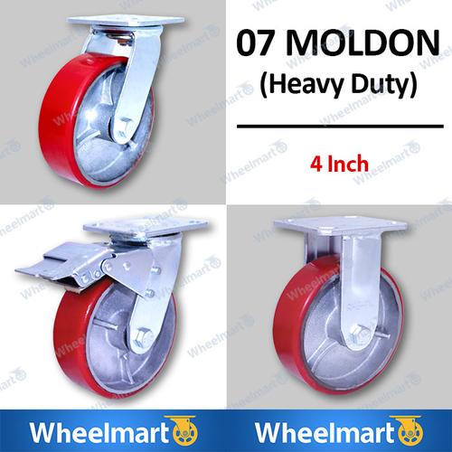 Jual RODA HEAVY DUTY 07 MOLDON - 4 INCH - Rigid (Mati) - Jakarta Barat ...