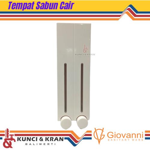 Jual Tempat sabun cair GIOVANNI UA702-W Soap dispenser double - Kota ...