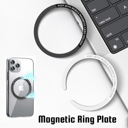Promo STIKER MAGSAFE WIRELESS MAGNETIC CHARGING RING PLAT STIKER MAGNET ...