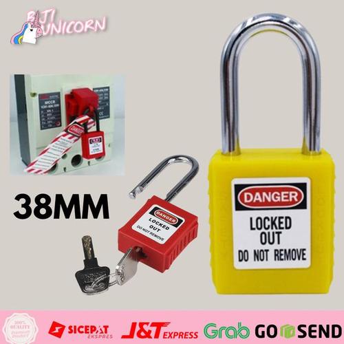 Jual Gembok Safety Equipment Loto Padlock 38mm Merah dan Kuing - red ...