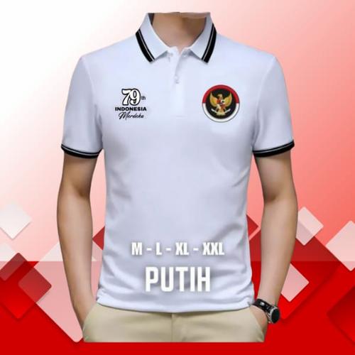 Jual Polo shirt Baju Kaos Jersey Bola Timnas Hut Ri kemerdekaan Indonesia 17 agustus 1945 v5 ...