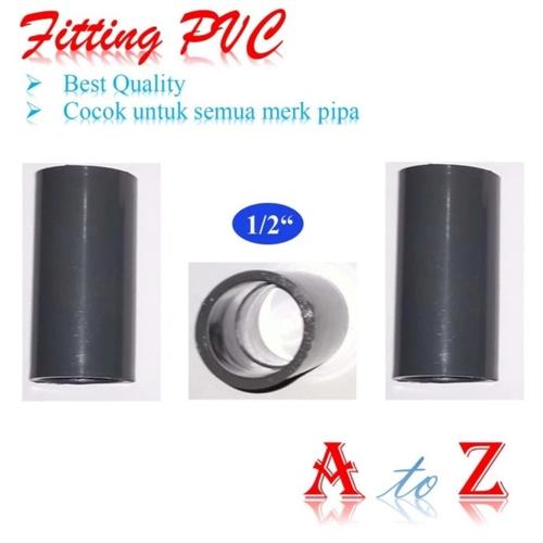 Jual socket 1/2 in/sock/sok lurus 1/2"/soket pvc 1/2 inch - harga ...