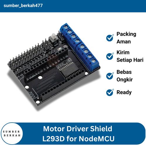 Jual L293 L293D MOTOR DRIVER SHIELD FOR NODEMCU DOIT WIFI ESP8266 ...