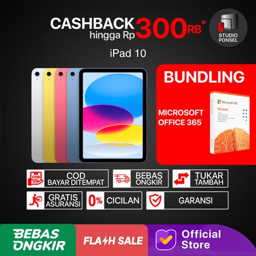 Promo Apple iPad 10th Gen 2022 256GB WiFi Cellular 10.9" Inch Gen 10 ...