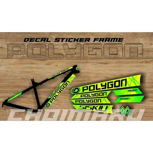 Jual Stiker Frame Sticker Decal Sepeda Polygon Siskiu Custom - Jakarta ...