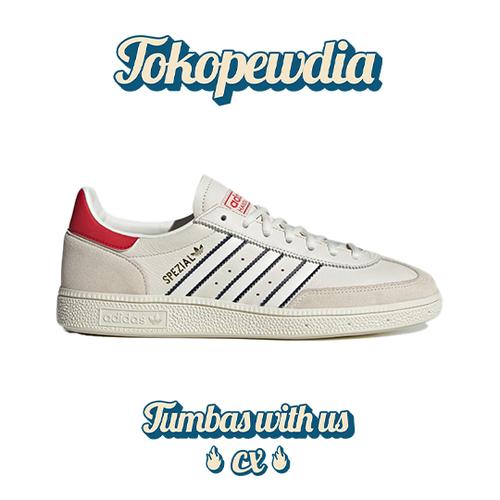 Jual Adidas Handball Spezial Cloud White Scarlet Night Indigo (IF1960 ...