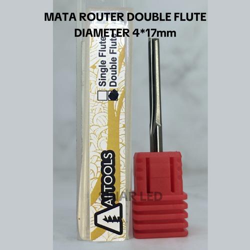 Jual ENDMILL End Mill MATA DOUBLE FLUTE STRAIGHT 2F 4mm CNC router bits ...