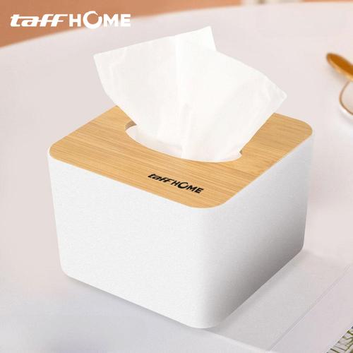 Promo Tempat Tisu Cover Kayu TAFF Tissue Box Estetik Minimalis Tissu ...