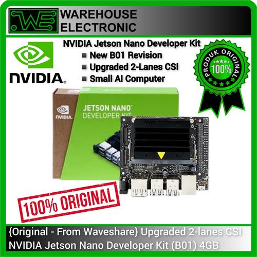 Jual NVIDIA Jetson Nano Development Kit Rev B01 (4GB) - ORIGINAL ...