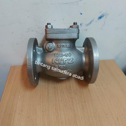 Jual swing check valve kitz stainless 2" inch dn50 jis 10k ss304 check ...
