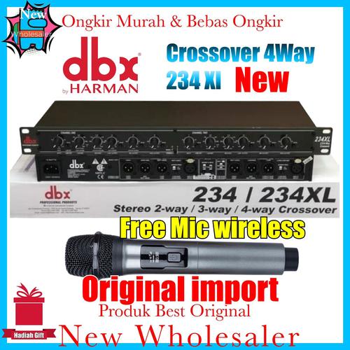 Jual Audio Crossover D B X 234 Xl new 2way 3 way 4 way Subwoofer ...