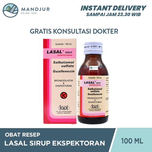 Jual Lasal Expectorant Sirup 100 mL / Asma / Batuk - Jakarta Pusat ...