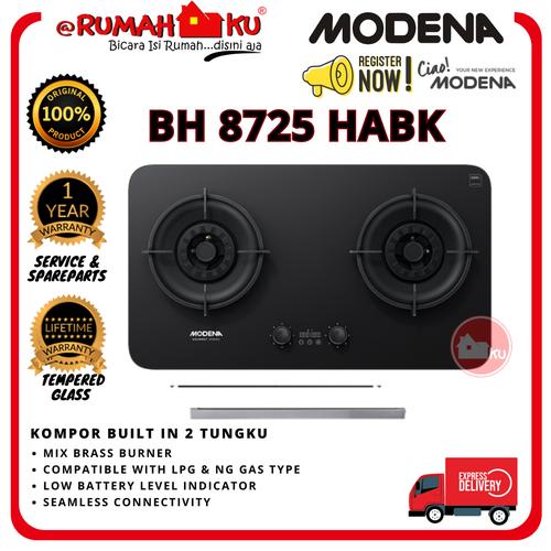 Promo Kompor Gas Tanam Modena BH 8725 HABK 2 Tungku Cicil 0% 3x ...