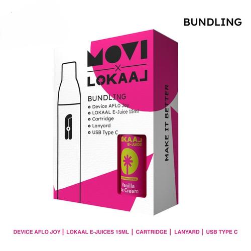 Jual BUNDLE - Aflo Joy Pod Kit Bundling with Lokaal Liquid 15ml by Movi ...