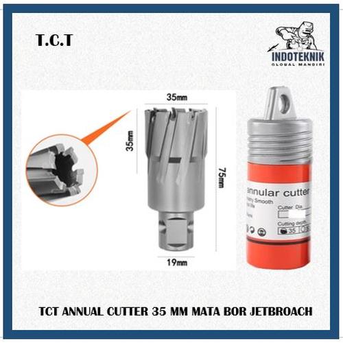 Jual Mata Bor Magnet Jet Broach 35 mm Jetbroach TCT 35 MM 35mm X 35mm ...