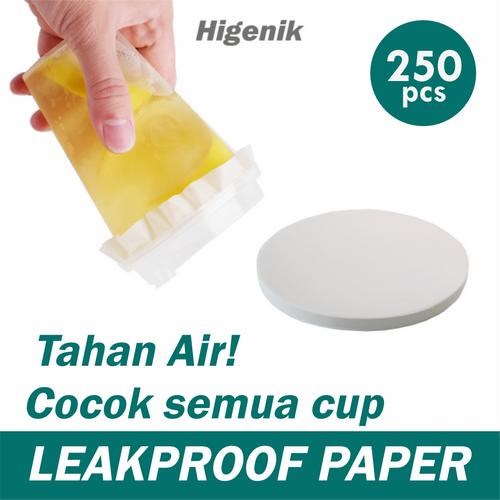Jual Leak Proof Paper isi 250 lembar / Kertas Tahan Bocor Cup Minuman ...