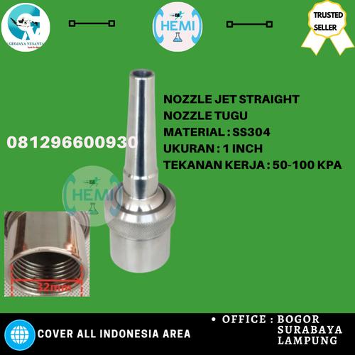 Jual NOZZLE JET STRAIGHT 1' / NOZEL TUGU SS304 1 INCH FOUNTAIN ...