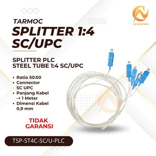 Jual tarmoc Fiber Optic Passive Splitter 1:4 SC/UPC FTTH PLC Splitter 1 ...