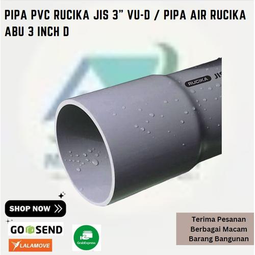 Jual PIPA PVC RUCIKA JIS 3" VU-D / PIPA AIR RUCIKA ABU 3 INCH D ...