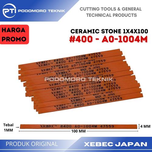 Jual Xebec #400 AO-1004M 1x4x100 mm Ceramic Fiber Stone Xebec AO 1004M - Kab. Bekasi - PODOMORO ...