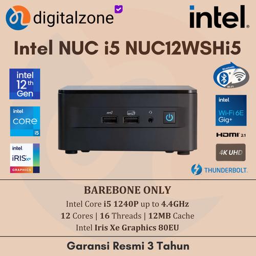 Jual Intel Nuc i5 1240P Intel Nuc i5 Gen 12 Mini Pc intel NUC12WSHi5 ...