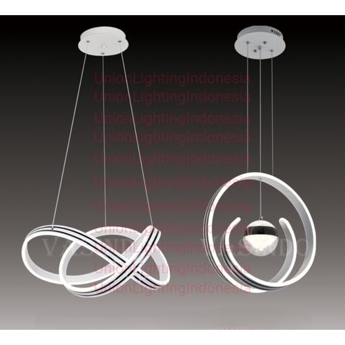 Jual SL3729/3721 LAMPU GANTUNG HIAS LED LINEAR MINIMALIS MODERN AESTHETIC RUANG TAMU MEJA KAMAR ...