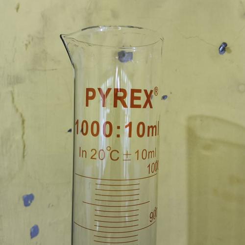 Jual Gelas Ukur | Measuring Cylinder PYREX 1000 ML | Alat Laboratorium ...