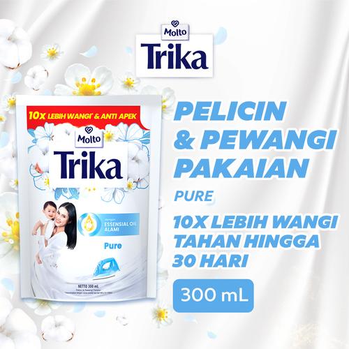 Jual PELEMBUT PEWANGI SETRIKA PAKAIAN Anak BAYI MOLTO TRIKA PURE 300ML ...