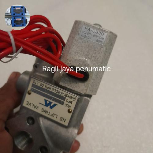 Jual Solenoid NS Lifting valve NIHON SPINDLE V2064ULA20-B (ac200v) - Jakarta Barat - RAGIL JAYA ...