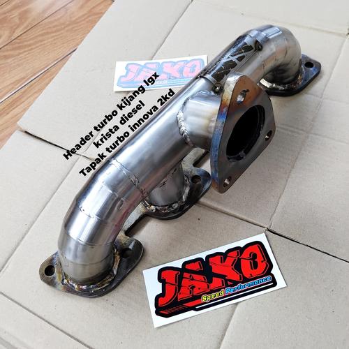 Jual header turbo kijang lgx krista diesel solar tapak turbo innova 2kd ...