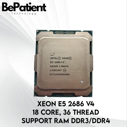Jual Processor Xeon E5 2686 V4 LGA 2011-3 (18 Core, 36 Threads) - Kota ...