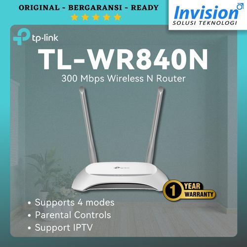 Jual TP Link Wifi Router TL WR840N 300Mbps Wireless N TPLink Original ...