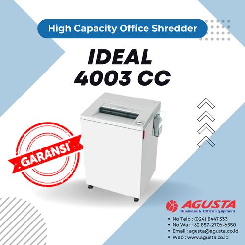 Jual Mesin Penghancur Kertas IDEAL 4003 CC - Kota Semarang - PT Agusta | Tokopedia