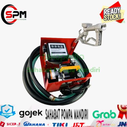 Jual Pompa transfer minyak BBM oli AC220Volt pompa flowmeter 1set ...