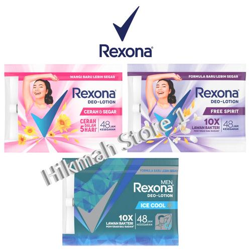 Jual REXONA Deo Lotion Deodorant Sachet / Rexona Sachet - 3 Rexona Ungu ...