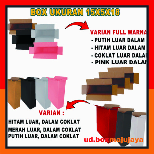Jual Box 15x5x18cm/Kotak Susu/Karton Polos/Kardus/Packaging - Putih ful ...
