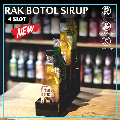 Jual Rak Botol Sirup Akrilik Isi 4 - Hitam - Kab. Bantul - Acrylicworks ...