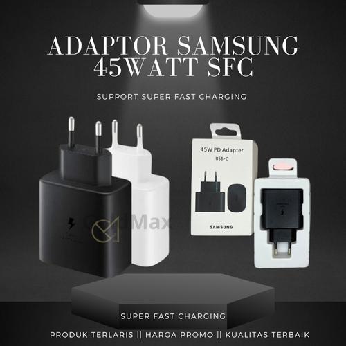 Jual Samsung Adapter 45W Original 100% Super Fast Charging Adaptor Type ...