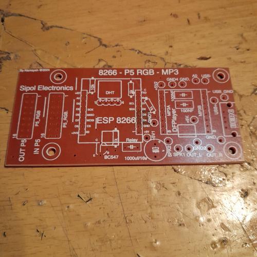 Jual PCB Arduino ESP8266 ESP 8266 Wireless Jam Clock JWS & MP3 NTP P5 ...