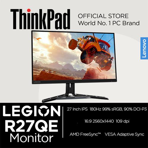 Promo Lenovo Legion R27qe Gaming Monitor IPS 180Hz 27 Inch 99% SRGB QHD ...