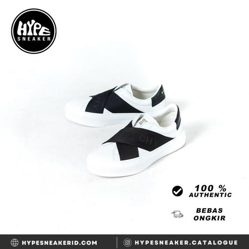 Promo Sepatu GIVENCHY DOUBLE STRAP BAND BLACK WHITE SNEAKER 100% ...