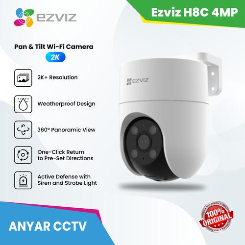 Jual EZVIZ H8C 4MP Outdoor Pan & Tilt Wifi IP Camera Auto Tracking ...