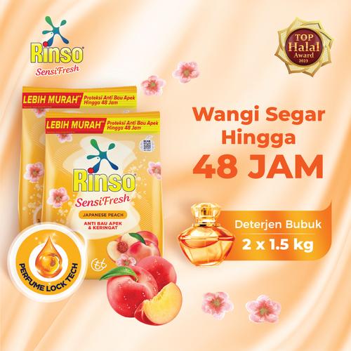 Promo Rinso SensiFresh Detergent Bubuk Deterjen Wangi Segar 48 Jam ...